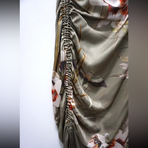 All Saints | Dresses | Allsaints Ira Dorada Silk Asymmetrical One ...